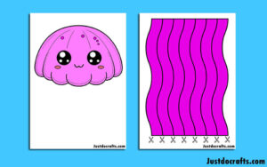 Paper Jellyfish Craft for Kids (Free PDF Printable Template) - Just Do ...