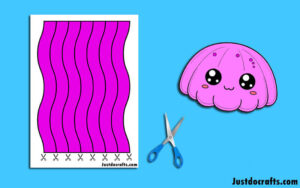 Paper Jellyfish Craft for Kids (Free PDF Printable Template) - Just Do ...