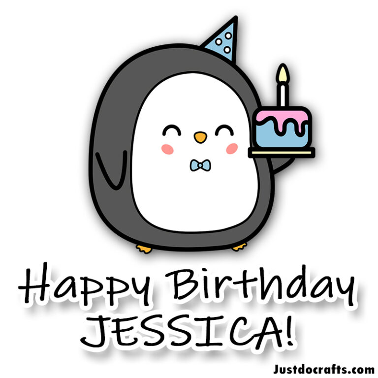 Happy Birthday Jessica (Free Images & Wishes) - Just Do Crafts