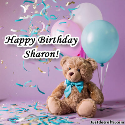 Happy Birthday Sharon (Free Images & Wishes) - Just Do Crafts