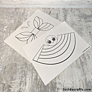 Easy Paper Butterfly Craft (Free PDF printable template) - Just Do Crafts
