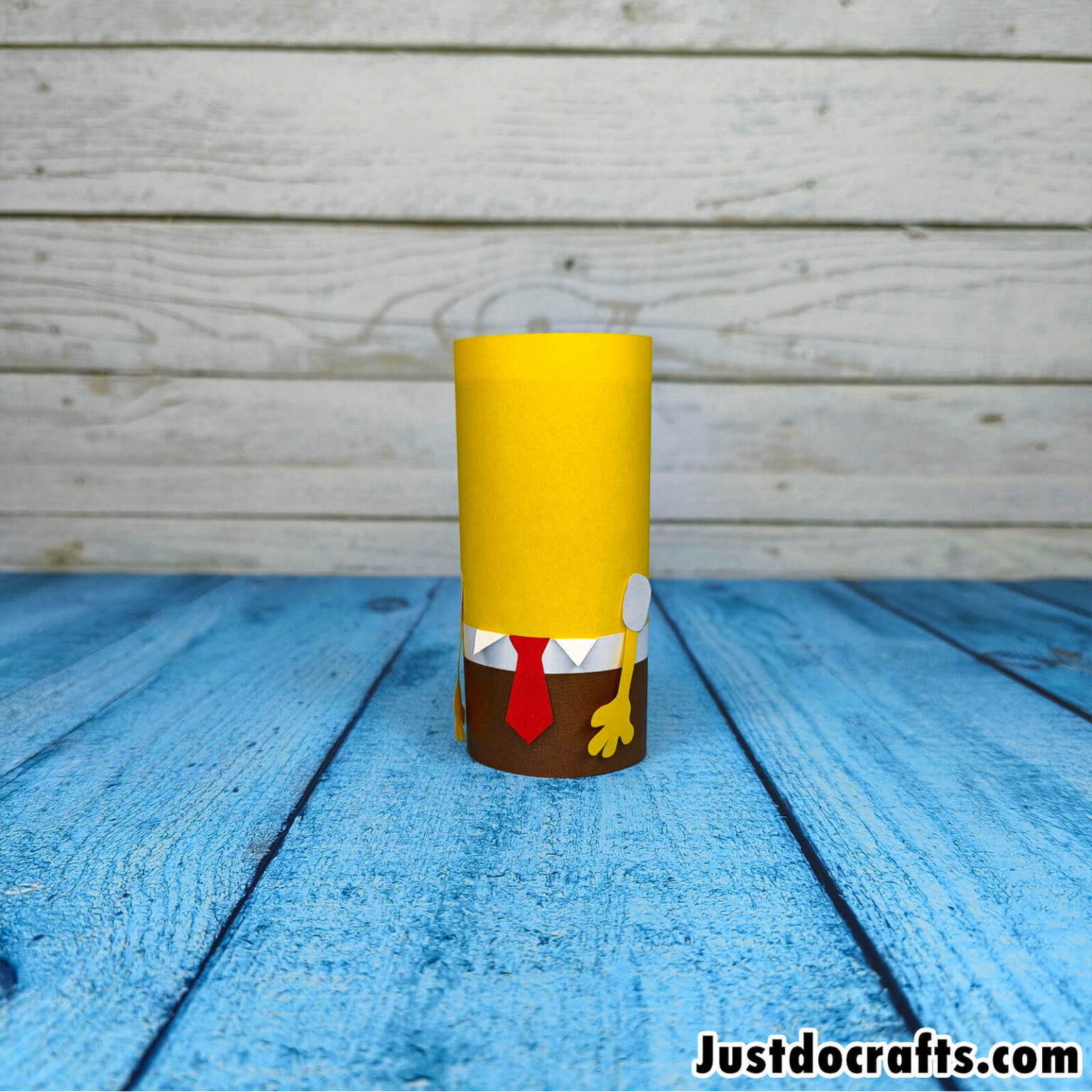 SpongeBob Toilet Paper Roll Craft (Free PDF printable template) - Just ...