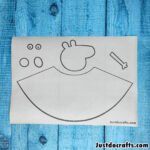 Peppa Pig Paper Craft (Free PDF printable template) - Just Do Crafts