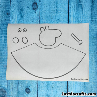 Peppa Pig Paper Craft (Free PDF printable template) - Just Do Crafts