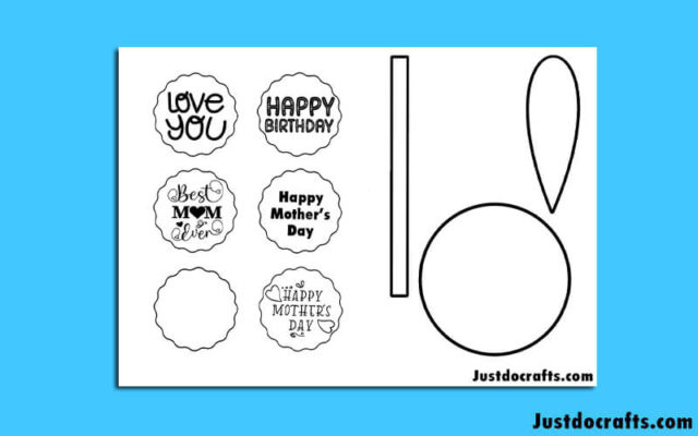 Paper Flower Bouquet for Mother’s Day (Free PDF printable template ...