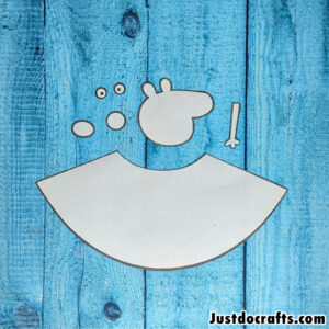 Peppa Pig Paper Craft (Free PDF printable template) - Just Do Crafts