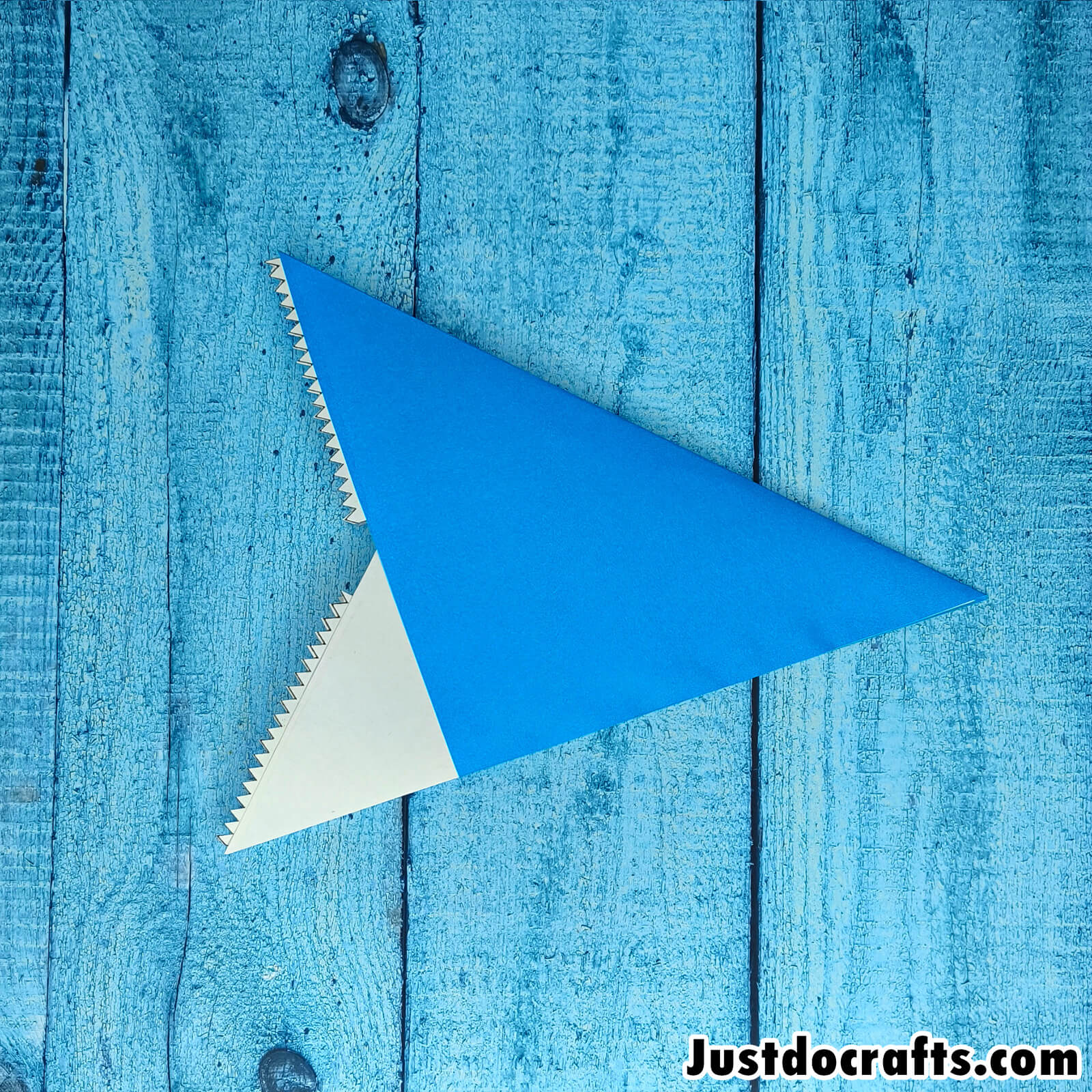 Easy Paper Shark Craft for kids (Free PDF printable template) - Just Do ...
