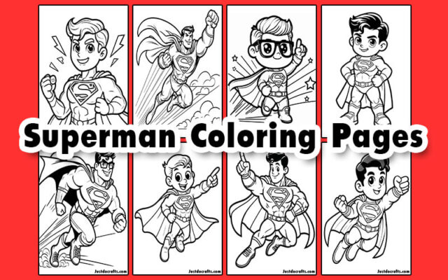 Superman Birthday Party Ideas and Printables (Free PDF Templates ...