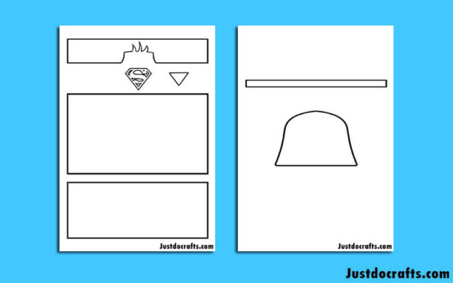 Toilet Paper Roll Superman Craft (Free PDF printable template) - Just ...
