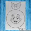 Clown Paper Craft for kids (Free PDF printable template) - Just Do Crafts