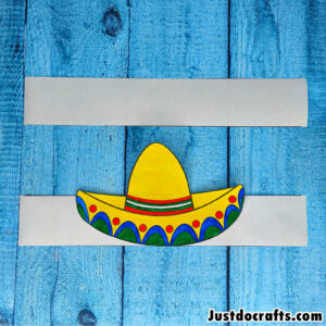 Sombrero Paper Crown (Free PDF printable template) - Just Do Crafts