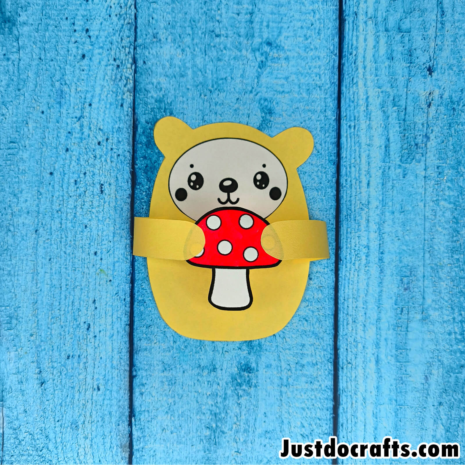 Cute Hedgehog Paper Craft (Free PDF printable template) - Just Do Crafts