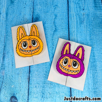 Labubu Birthday Card (Free PDF printable template) - Just Do Crafts