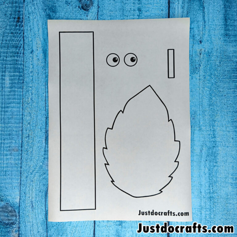 Easy Paper Snail Craft (Free PDF printable template) - Just Do Crafts