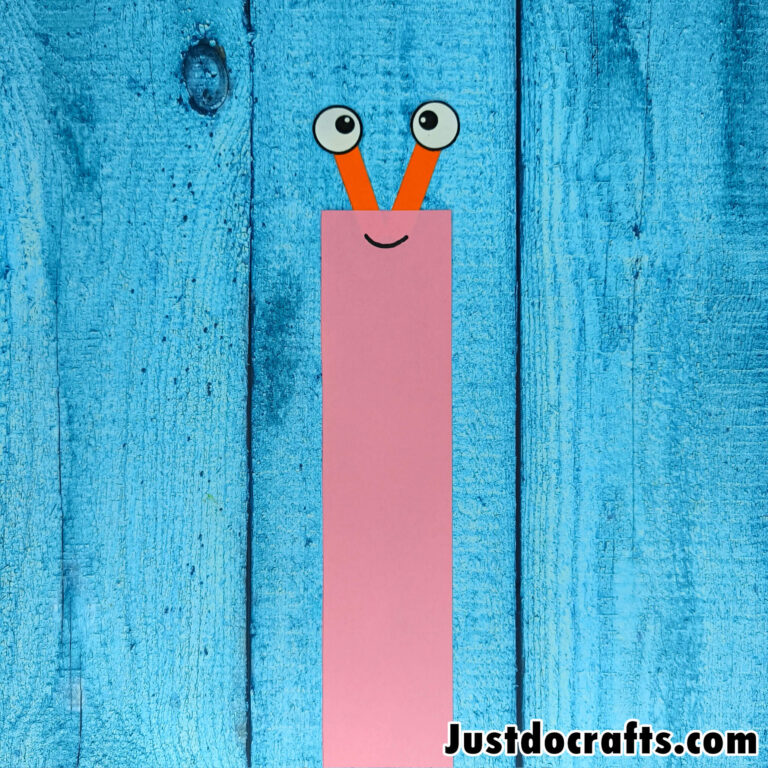 Easy Paper Snail Craft (Free PDF printable template) - Just Do Crafts