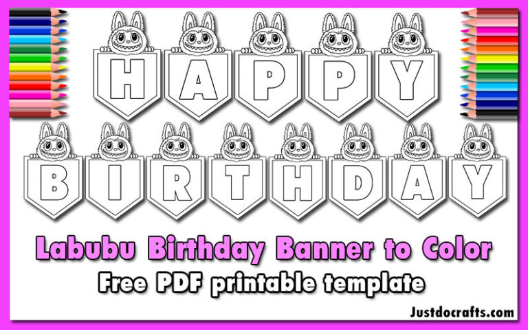 Labubu Birthday Party Ideas and Printables (Free PDF Templates) - Just ...
