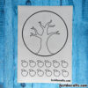 Apple Tree Paper Craft (Free PDF printable template) - Just Do Crafts