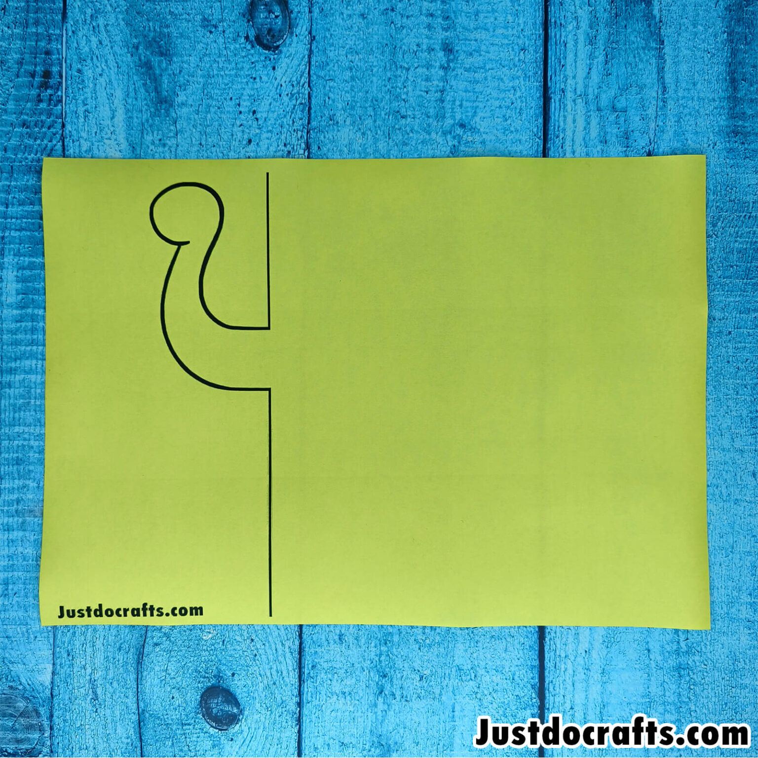 Paper Peacock Craft (Free PDF printable template) - Just Do Crafts