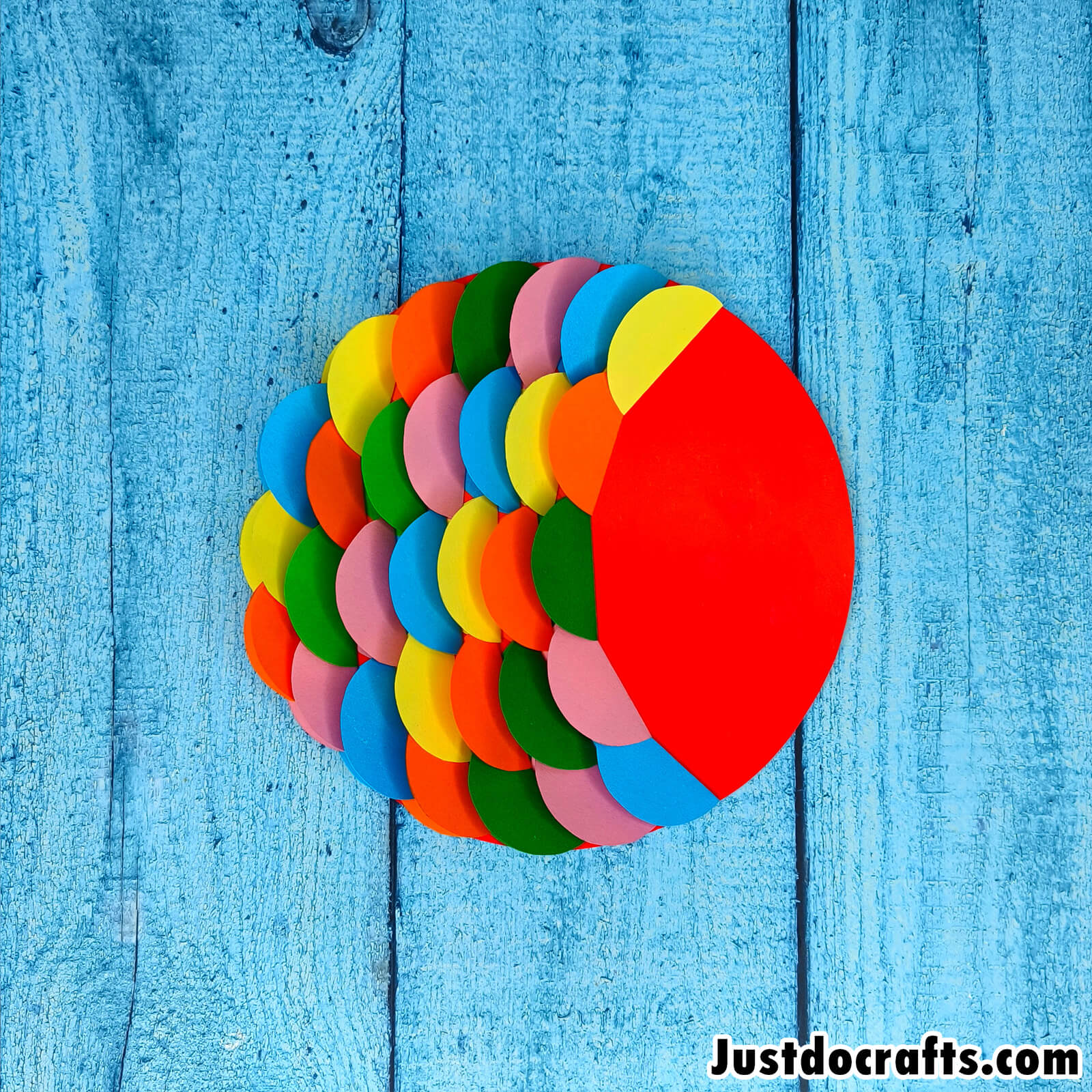 Paper Fish Craft for kids (Free PDF printable template) - Just Do Crafts