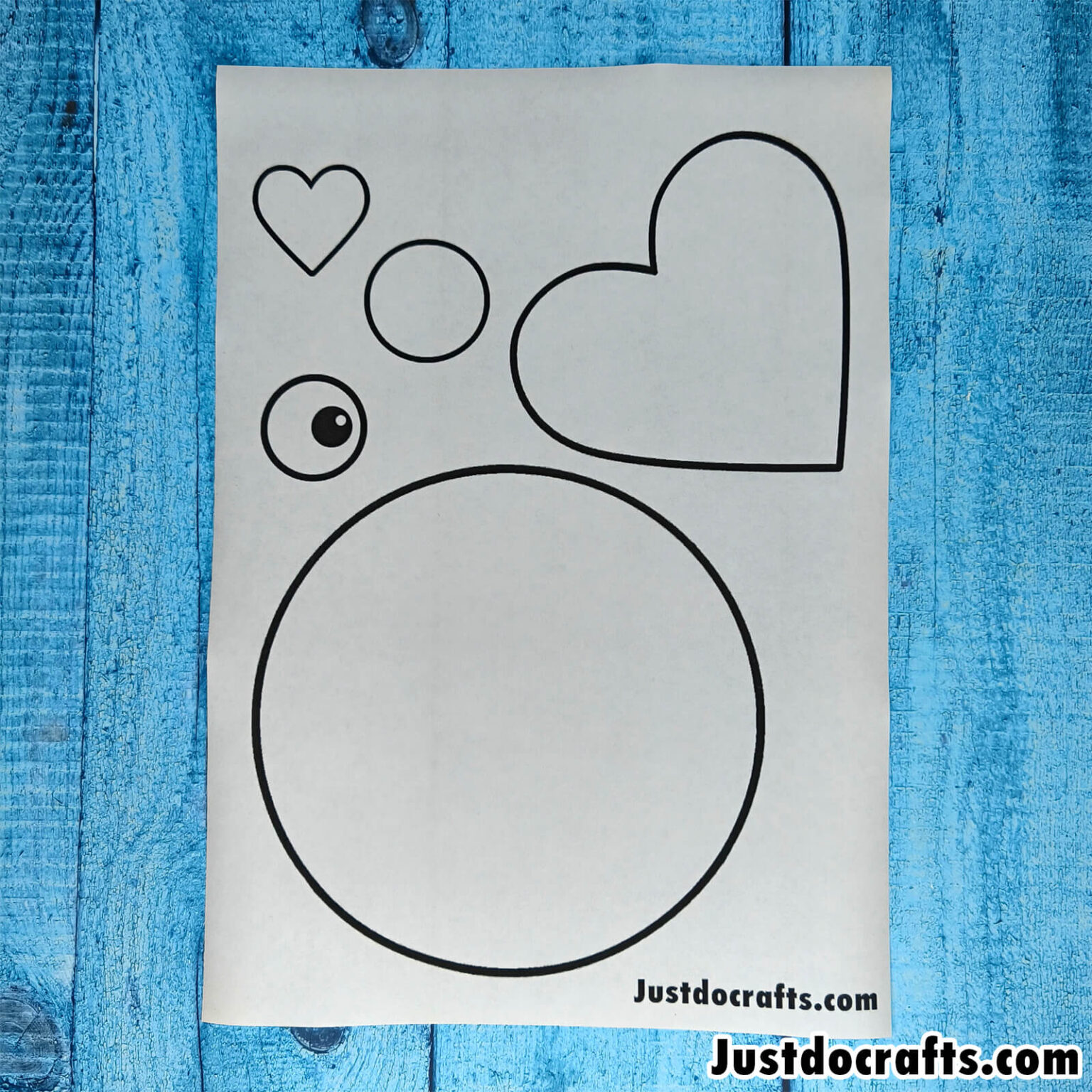 Paper Fish Craft for kids (Free PDF printable template) - Just Do Crafts