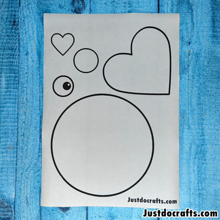 Paper Fish Craft for kids (Free PDF printable template) - Just Do Crafts