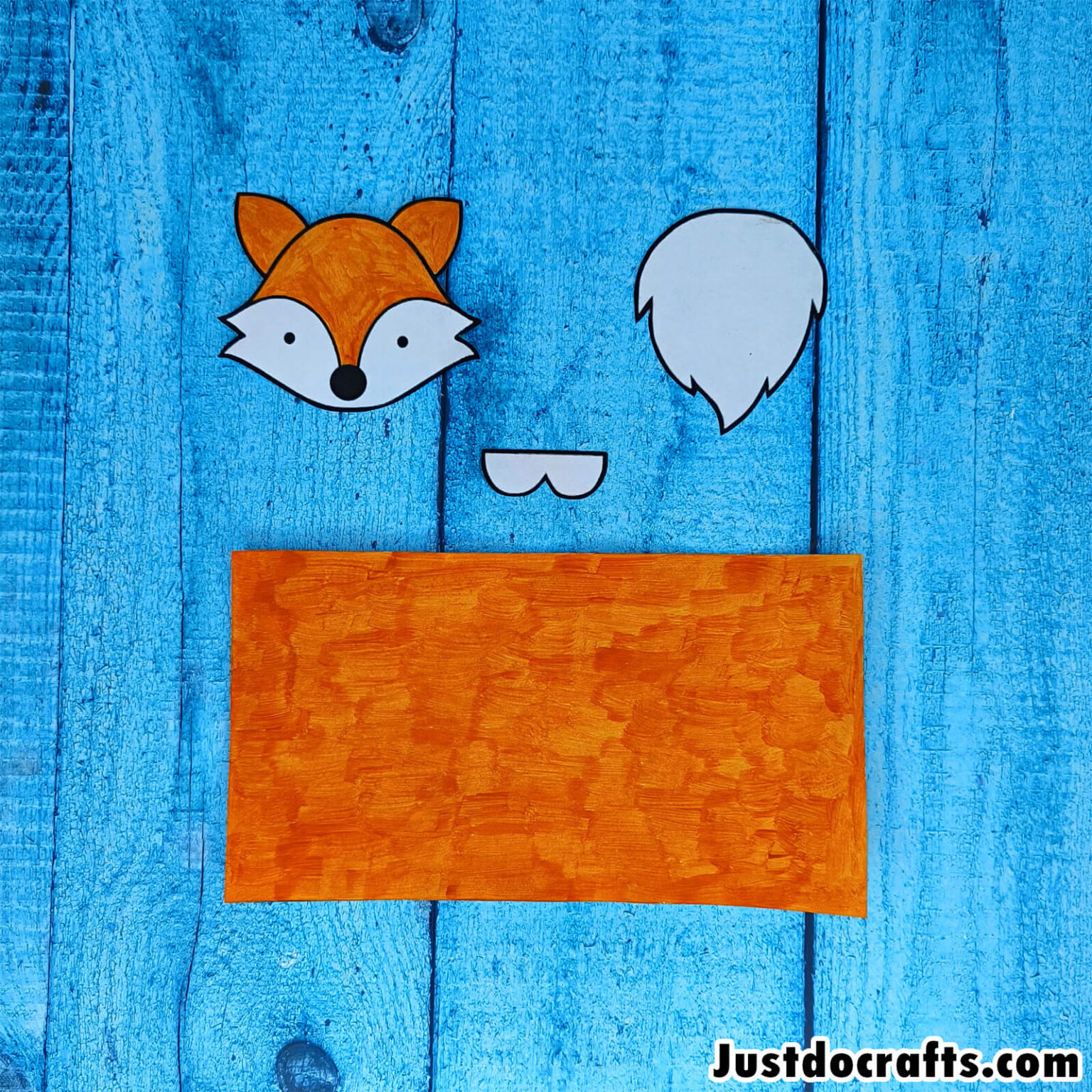 Toilet Paper Roll Fox Fall Leaf Craft (Free PDF printable template ...