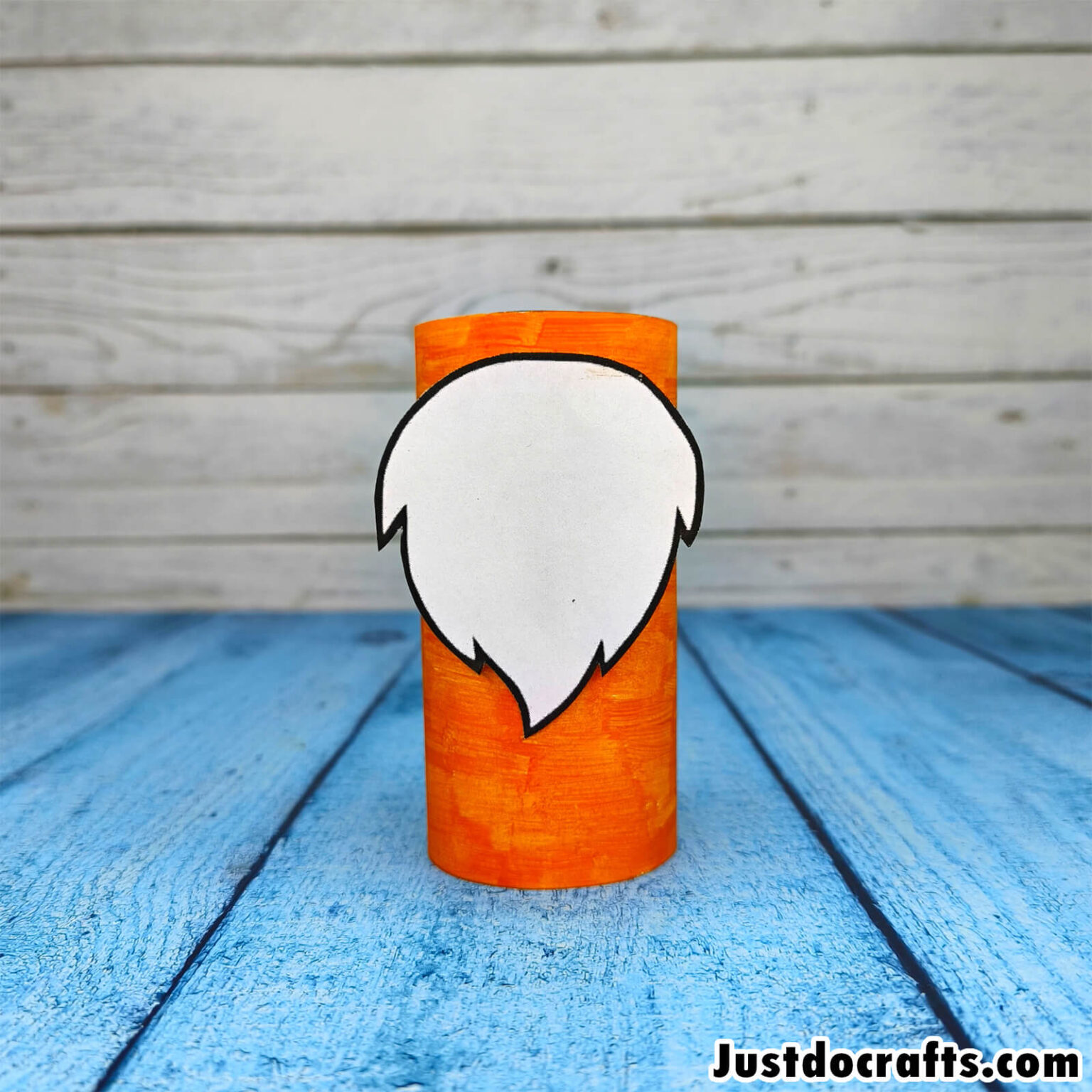 Toilet Paper Roll Fox Fall Leaf Craft (Free PDF printable template ...