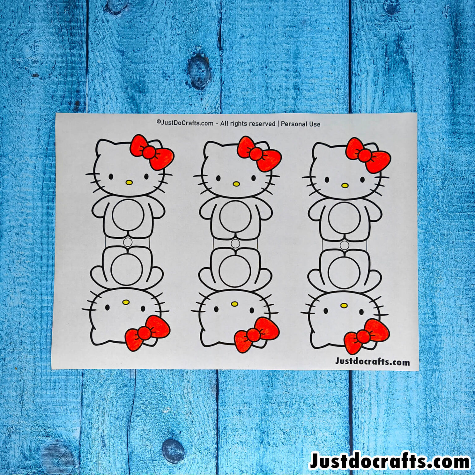 Hello Kitty Lollipop Wrappers (Free PDF printable template) - Just Do ...
