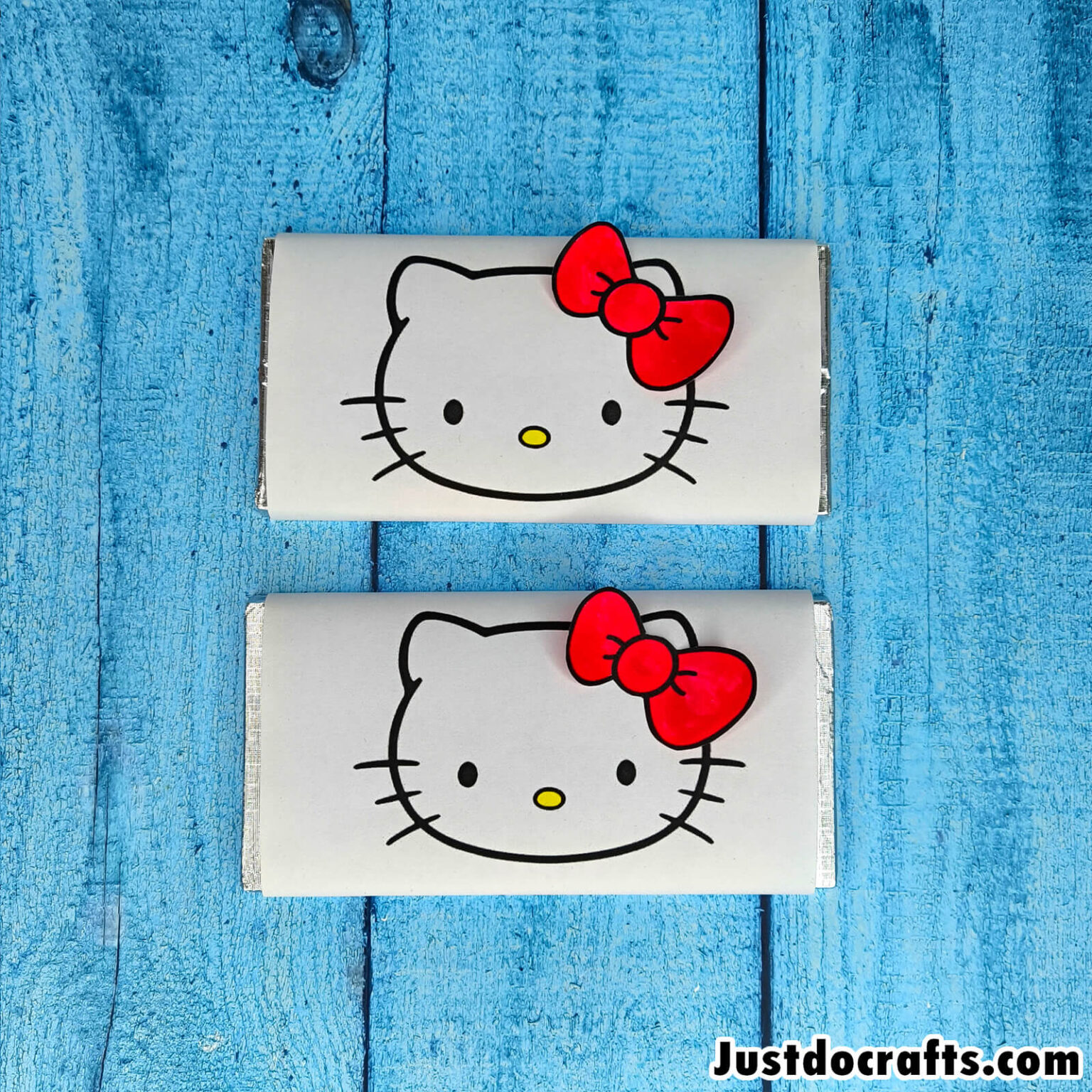 Hello Kitty Chocolate Wrappers (Free PDF printable template) - Just Do ...