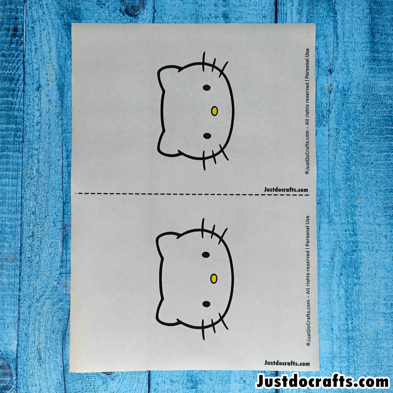 Hello Kitty Chocolate Wrappers (Free PDF printable template) - Just Do ...