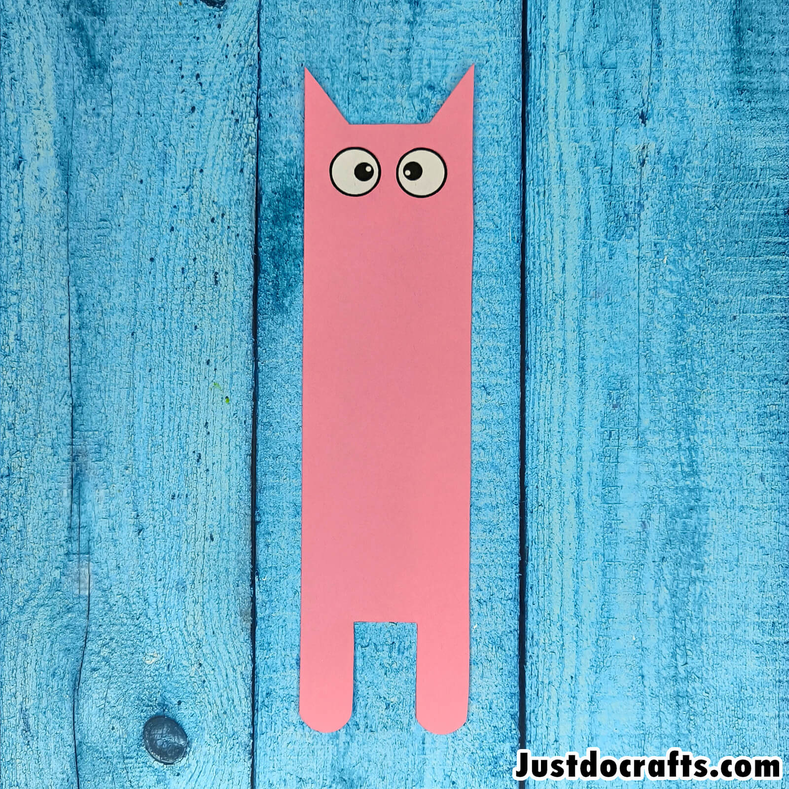 Cute Paper Cat Craft (Free PDF printable template) - Just Do Crafts