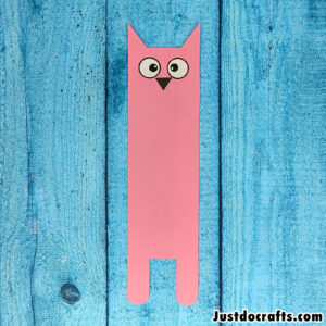 Cute Paper Cat Craft (Free PDF printable template) - Just Do Crafts