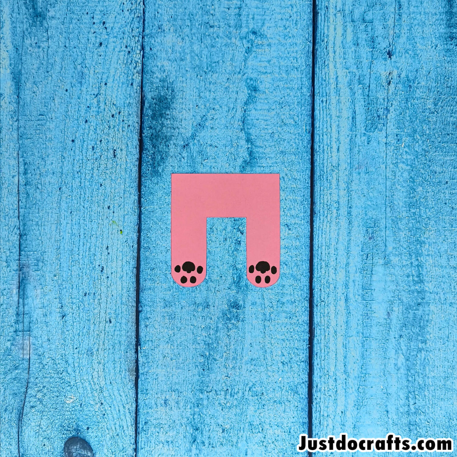 Cute Paper Cat Craft (Free PDF printable template) - Just Do Crafts