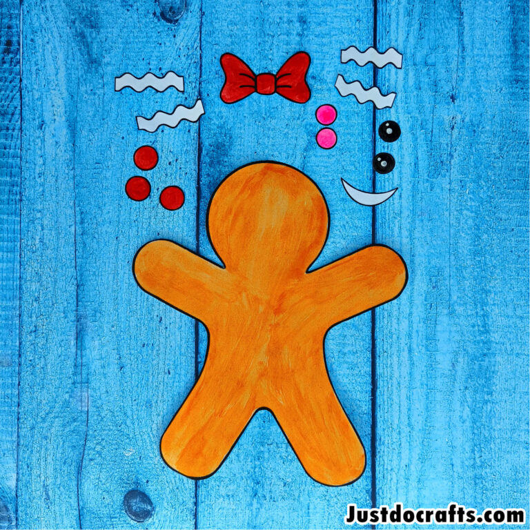 Build a Gingerbread Man Craft (Free PDF printable template) - Just Do ...