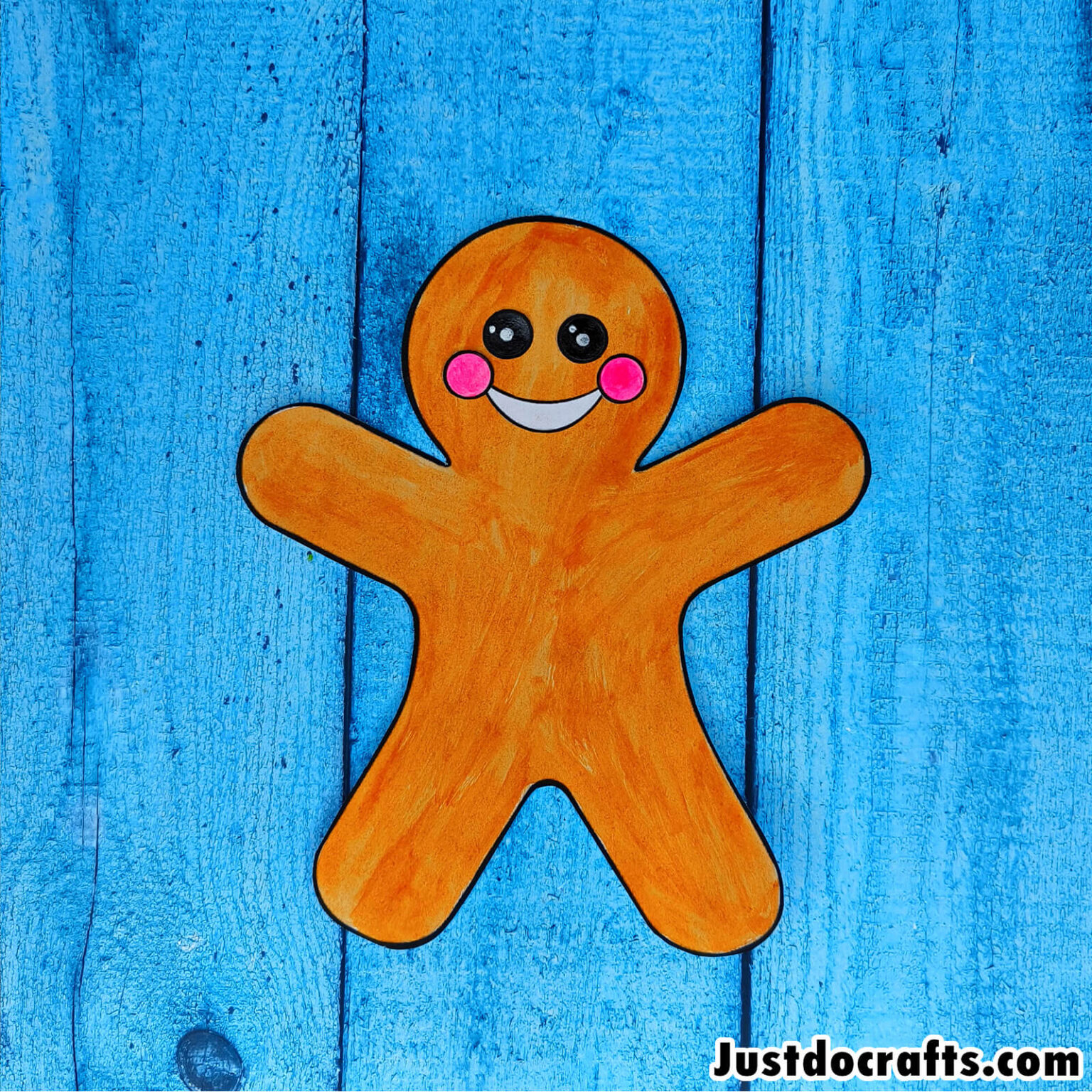 Build a Gingerbread Man Craft (Free PDF printable template) - Just Do ...