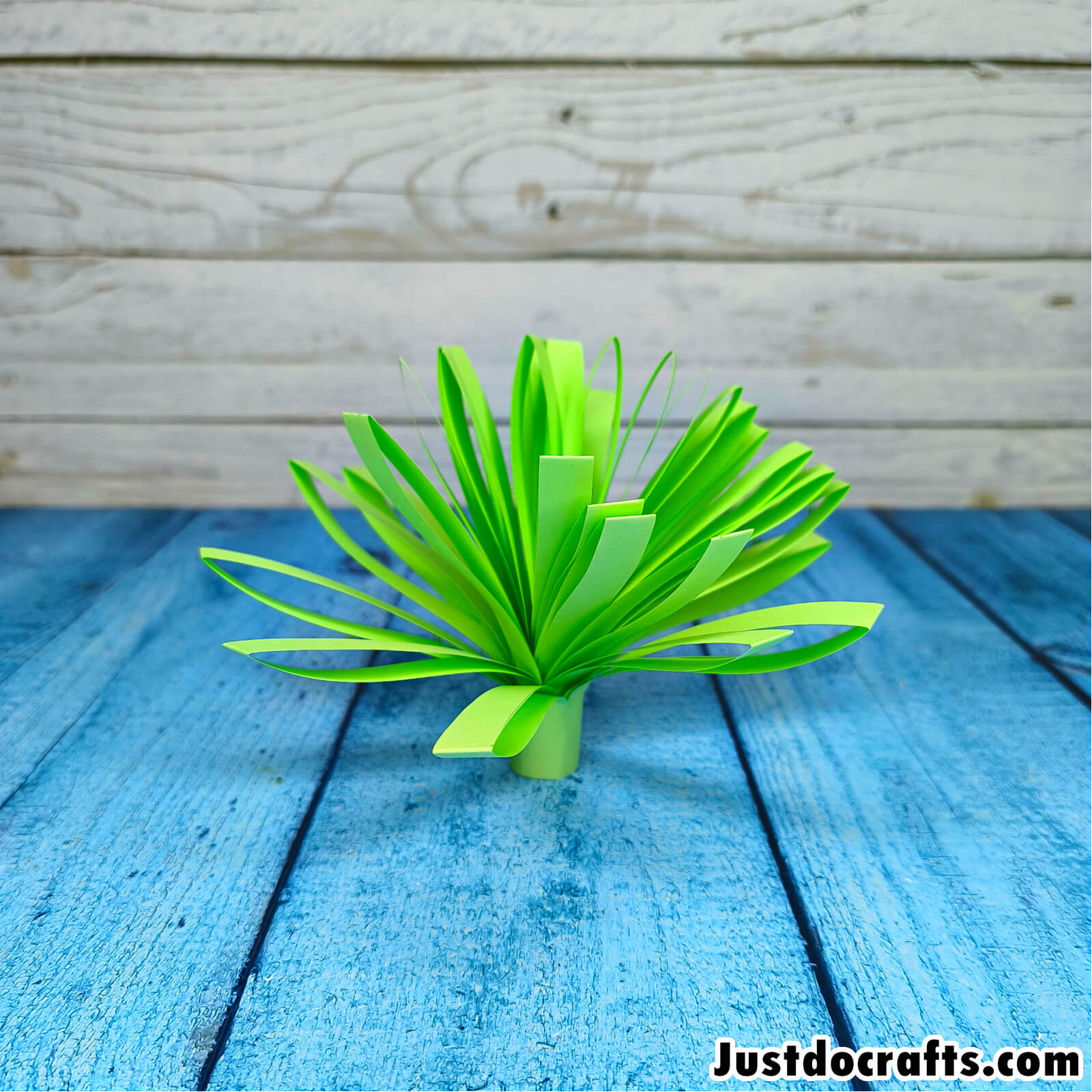 Easy Paper Flower Bouquet for kids (Free PDF printable template) - Just ...