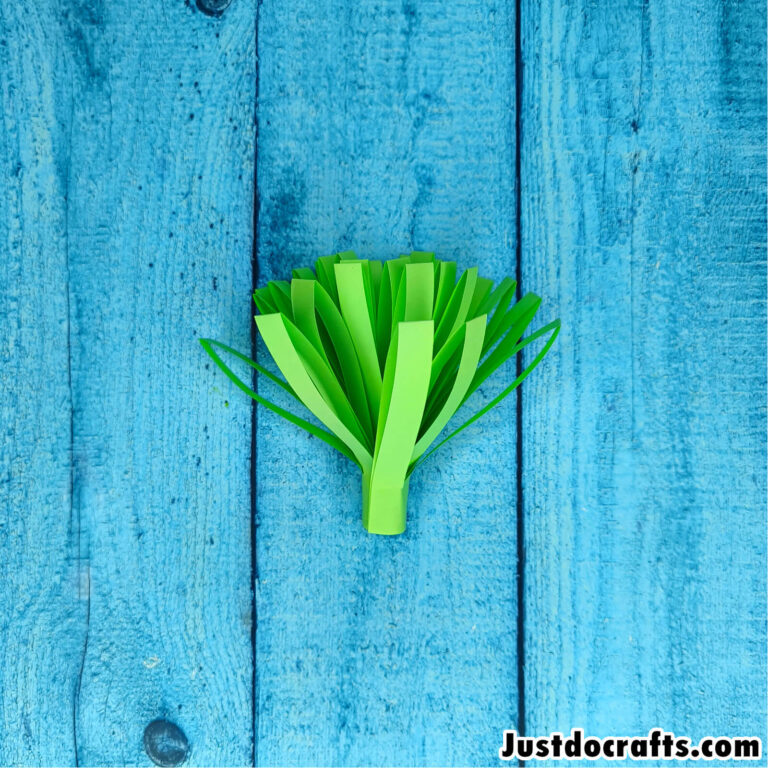 Easy Paper Flower Bouquet for kids (Free PDF printable template) - Just ...