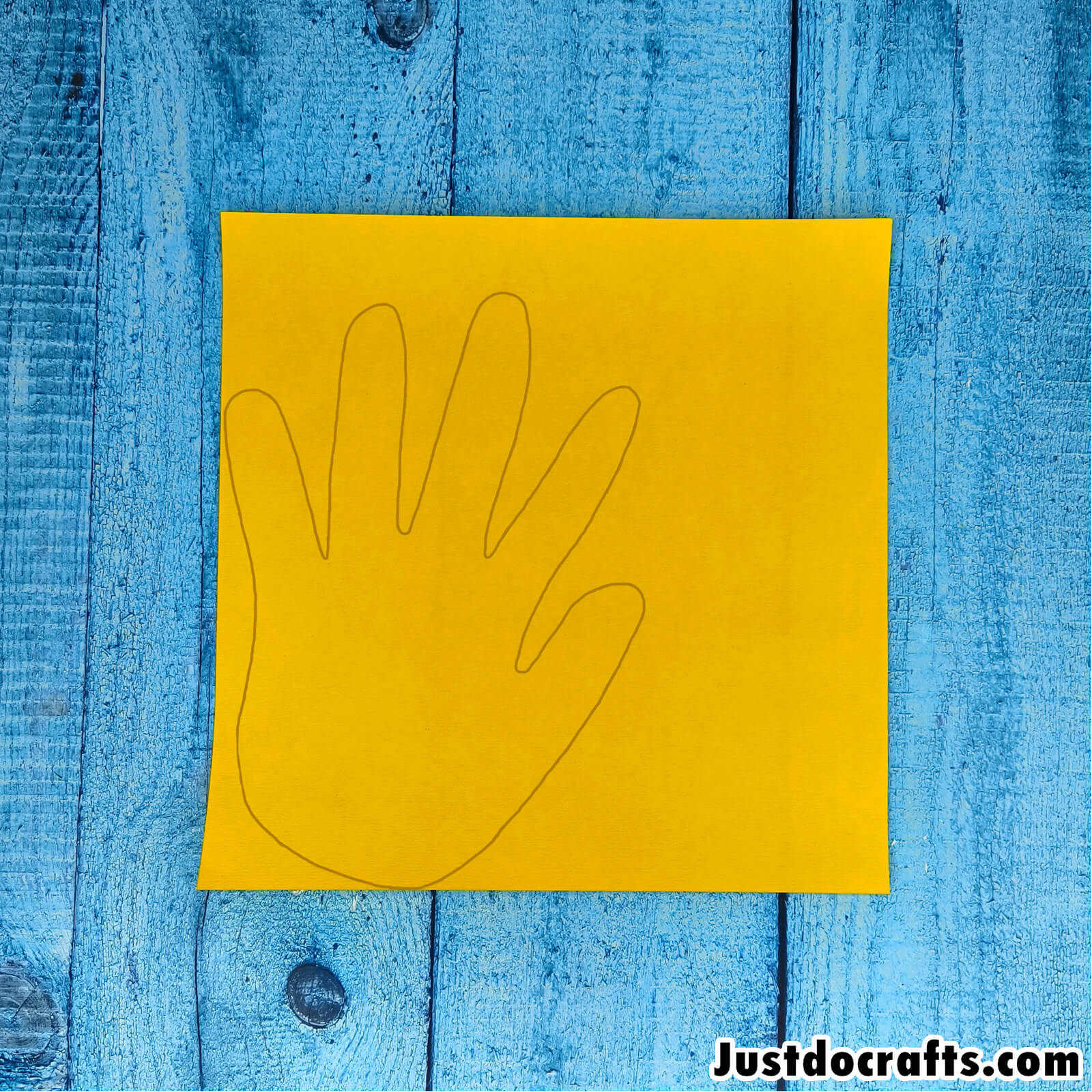 Paper Handprint Bunny Craft for Kids - Just Do Crafts