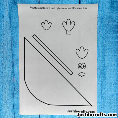 Easy Paper Chicken Craft for Kids (Free PDF Printable Template) - Just ...