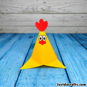 Easy Paper Chicken Craft for Kids (Free PDF Printable Template) - Just ...